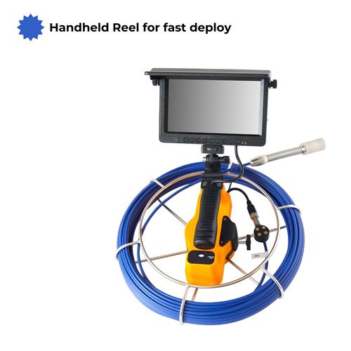 Advanced 30m Drain CCTV Inspection Camera with 7-Inch TFT Screen & One ...