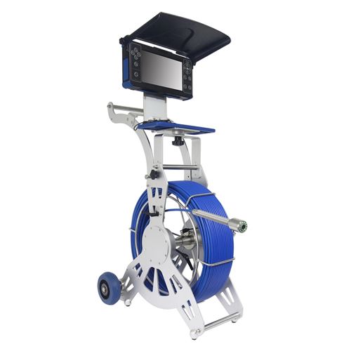 UKIC Pipe Inspection Camera System with 10.1 inch Screen, 512Hz Sonde ...