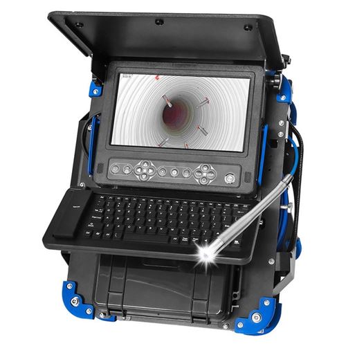 Drain CCTV Push Rod Pipe Inspection Camera System with 40m Cable, Built ...