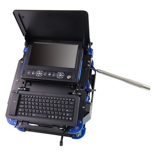 Drain CCTV Push Rod Pipe Inspection Camera System with 40m Cable, Built ...
